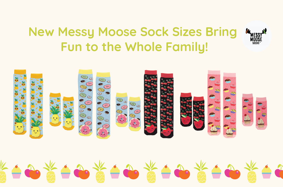 New Messy Moose Sock Sizes Bring Fun to the Whole Family! – Messy Moose ...