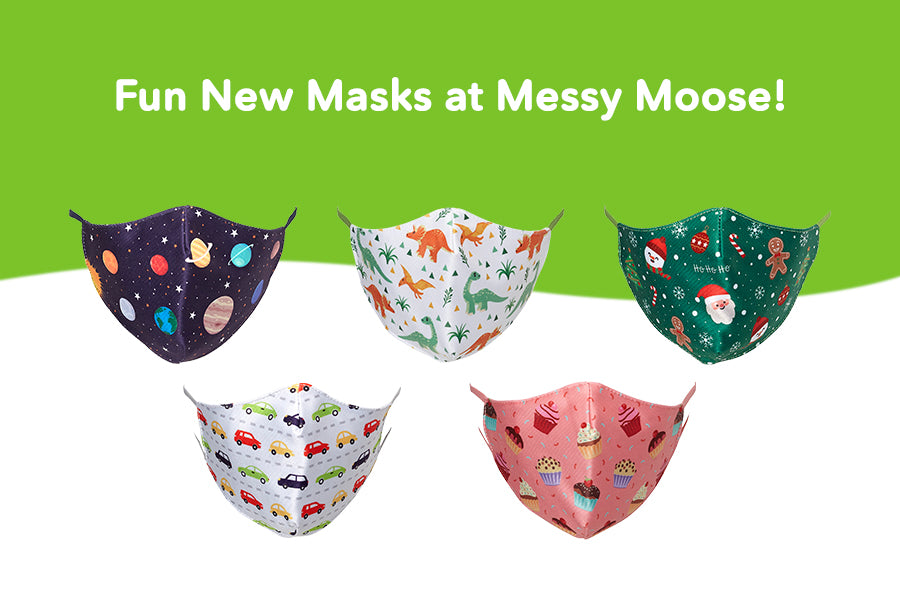 Fun New Masks at Messy Moose! – Messy Moose Socks